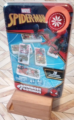Marvel Spider-Man Dominoes Dominos Game Carrying Case 28 Pieces Brand ...