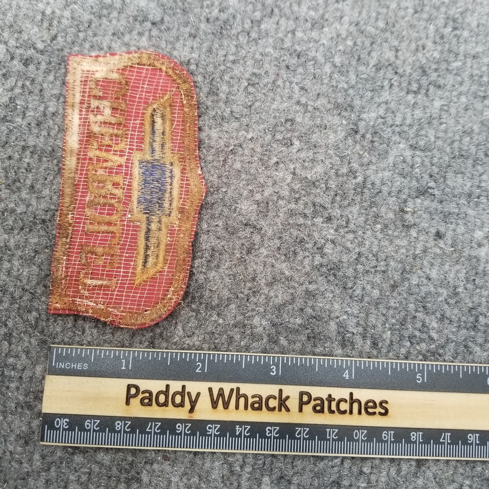 Vintage Chevrolet Patch 70s 80s Chevy Truck Automobile Distressed Car ...
