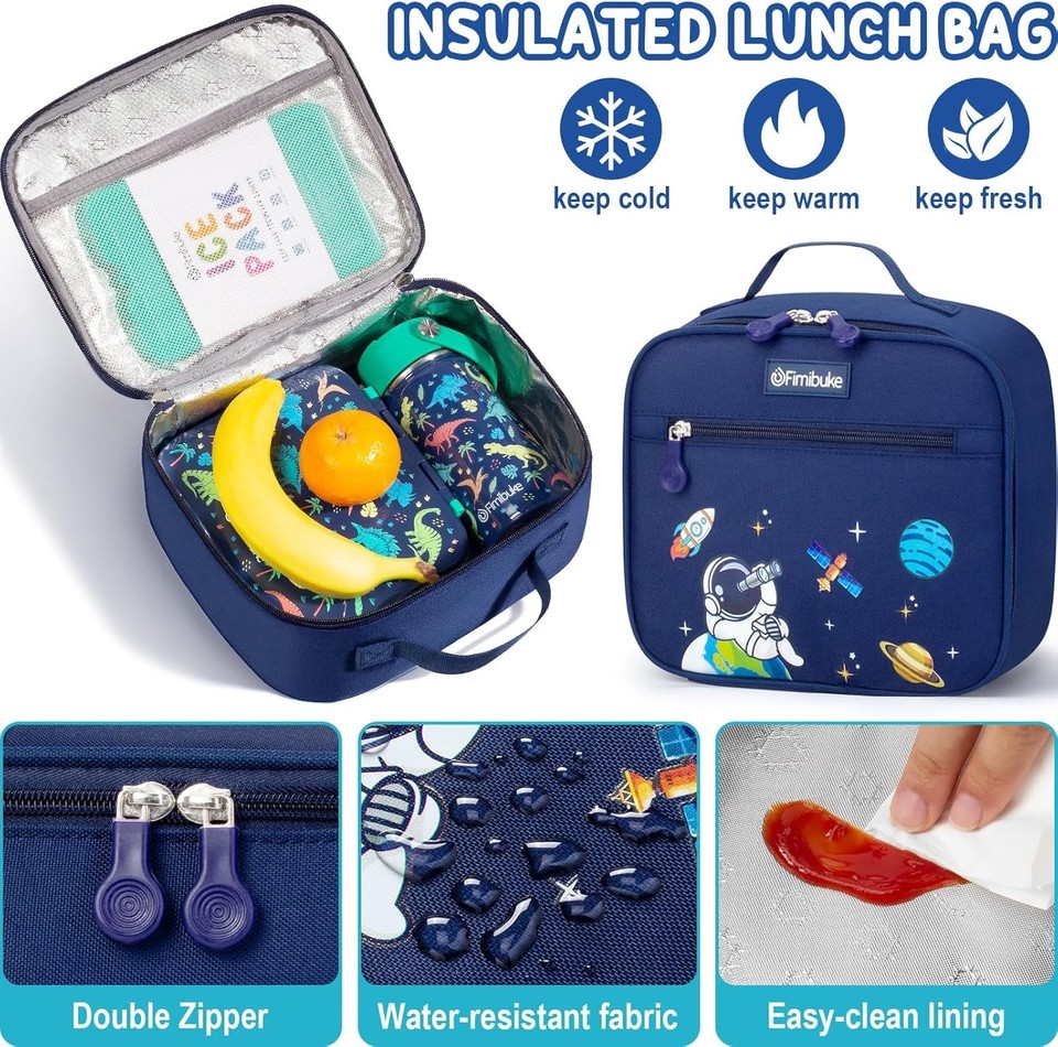 Fimibuke Kids Backpack for School Girls - 3 PCS Waterproof Teen A6 ...