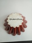 King Arthur Flour Rust Red Ceramic Fluted Cake Pan or Pudding Mold 8 ...
