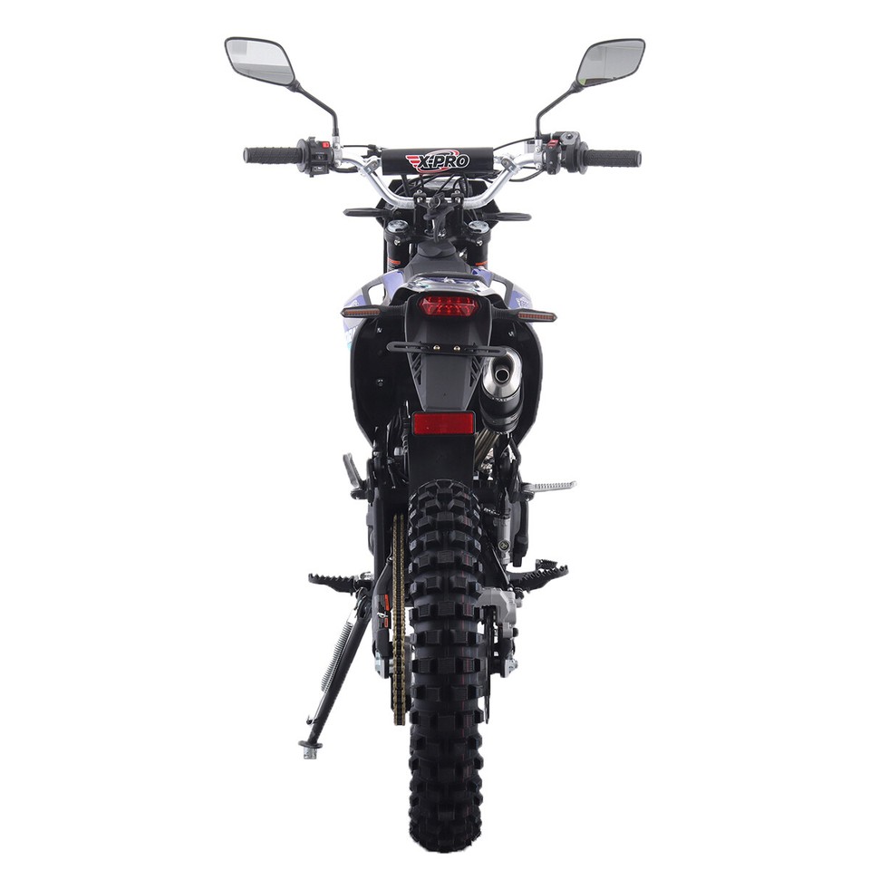 X-PRO Storm DLX 250 Dirt Bike with All LED Lights, 5-Speed Manual ...