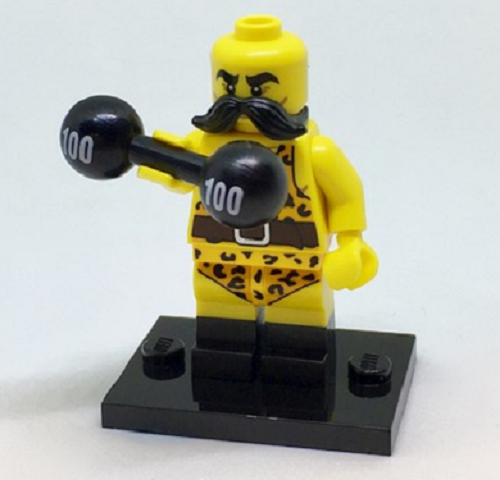 LEGO CIRCUS STRONGMAN MINIFIG CMF Series 17 minifigure from set 71018 ...