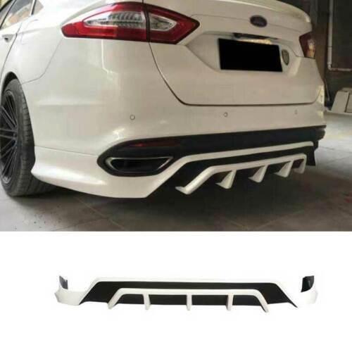 White Rear Bumper Diffuser Lip Spoiler Refit For Ford Mondeo Fusion ...