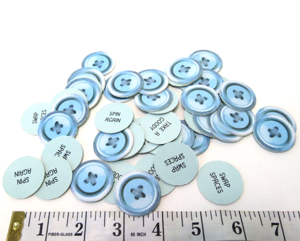 Sniffer Academy Dog Detective Game Replacement Set 45 Cardboard Button ...