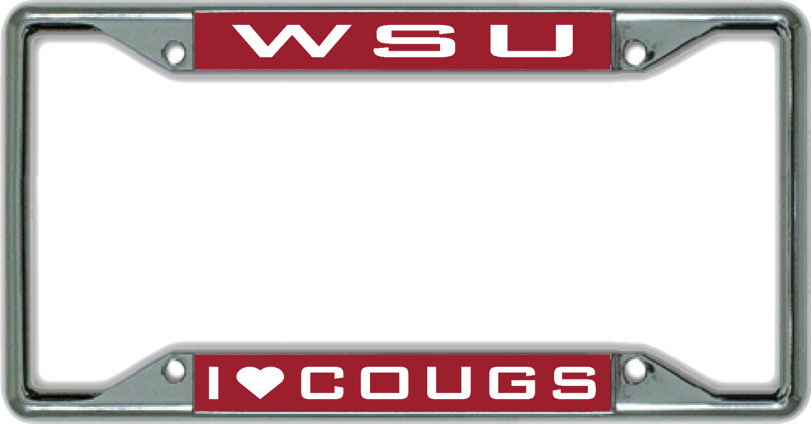 Washington State WSU COUGARS License Plate Frame | eBay