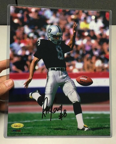 RAY GUY HOF SIGNED 8X10 PHOTO Tristar OAKLAND RAIDERS Autograph ...