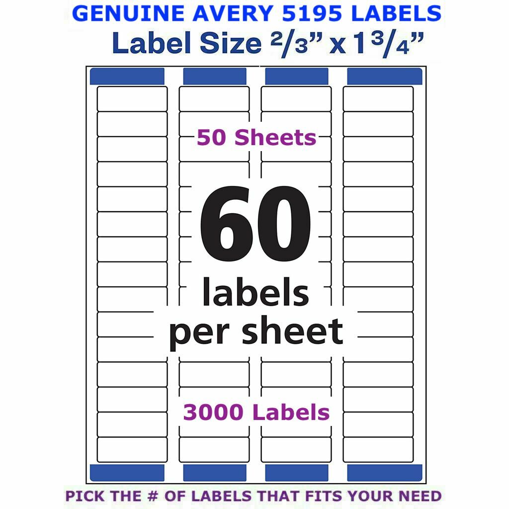 Avery 5195 Label Template Word