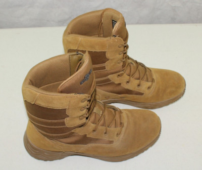INTERCEPTOR Men’s Sz 12 Suede LEATHER BOOTS Flex Channel | eBay