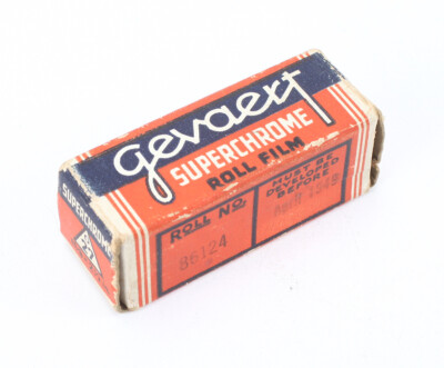 GEVAERT G27 SUPERCHROME FILM, EXPIRED APR 1949, SOLD FOR DISPLAY/lon ...