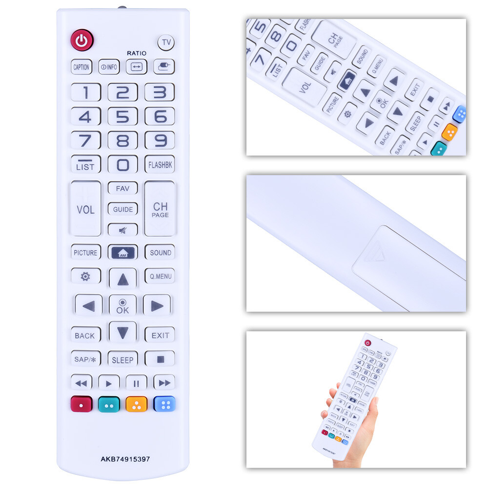 New AKB74915397 Remote Control For LG TV 24LF4820 32LF595B 43LF5900 ...
