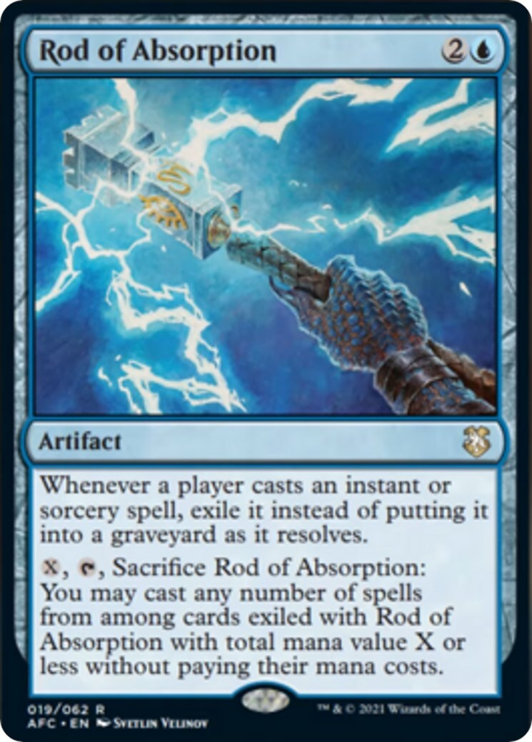 Rod of Absorption Commander: Adventures in the Forgotten Realms Regular ...