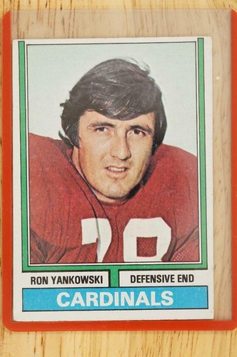 Vintage FOOTBALL Trading Card 1974 Topps #86 Ron Yankowski Cardinals | eBay