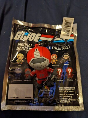 Crimson Guard GI Joe 3D Monogram Figural bag clip blind bag | eBay
