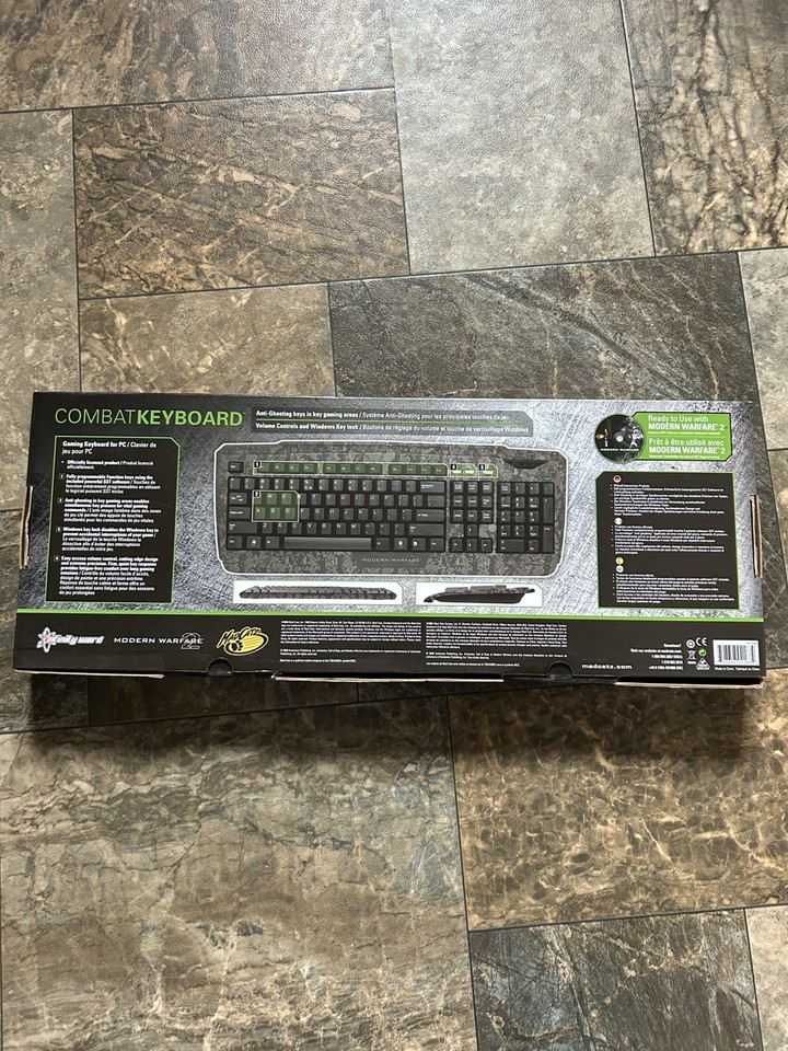 Rare Brand New Sealed Camo Call of Duty Modern Warfare 2 Combat Pc ...