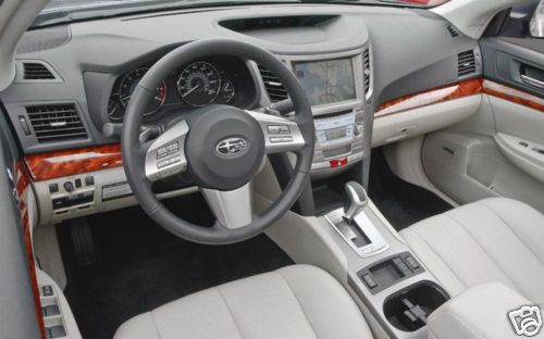 SUBARU LEGACY OUTBACK INTERIOR WOOD DASH TRIM KIT SET 2010 2011 2012 ...