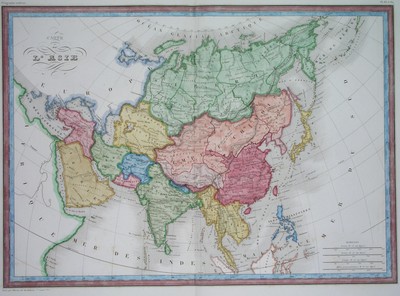 Pre-1900 - Map Of Saudi Arabia