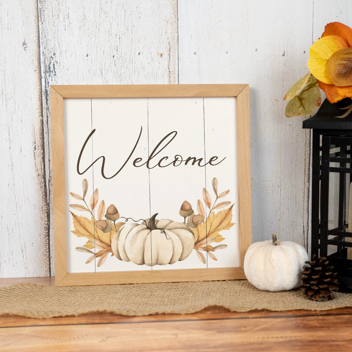 Autumn Welcome Sign