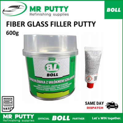 FIBERGLASS FILLER 600g car & boat Sandable Body Fibre Glass Bridging ...