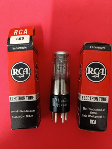 PAIR RCA 6E5 vacuum tube NOS NIB- Magic Eye Tuning Indicator Tube | eBay