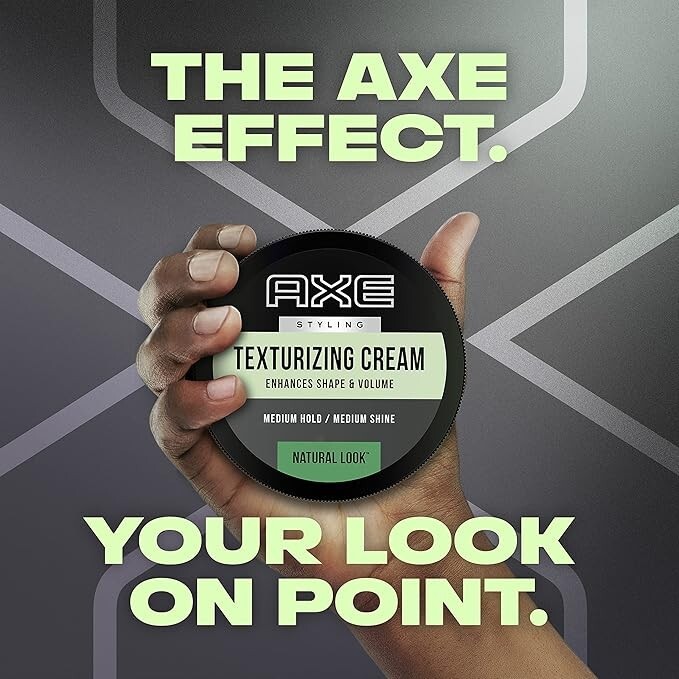 Axe Natural Look Texturizing Hair Styling Cream-Medium Hold /Medium ...