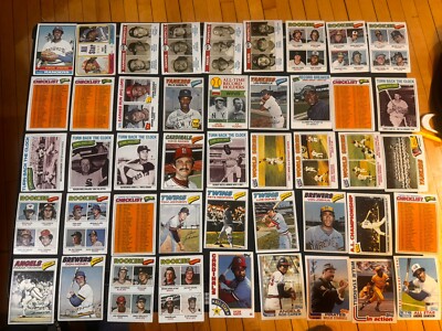 Lot of 90 Cards - 70s/80s Topps Baseball cards - HOFERS, Stars - 90 ...