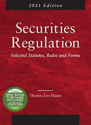 Securities Regulation: Selected - Paperback, by Hazen Thomas - Very ...