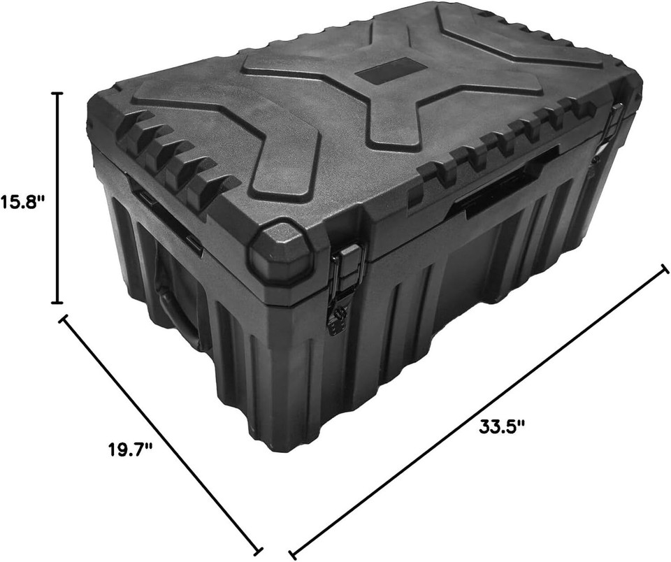 105L WATERPROOF CAR TOP CARGO CARRIER ROOF MOUNT TRAVEL STORAGE BOX W ...