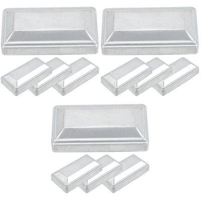 3 Pack Iron Barbed Wire Fence Concrete Post Caps Garden Covers | eBay