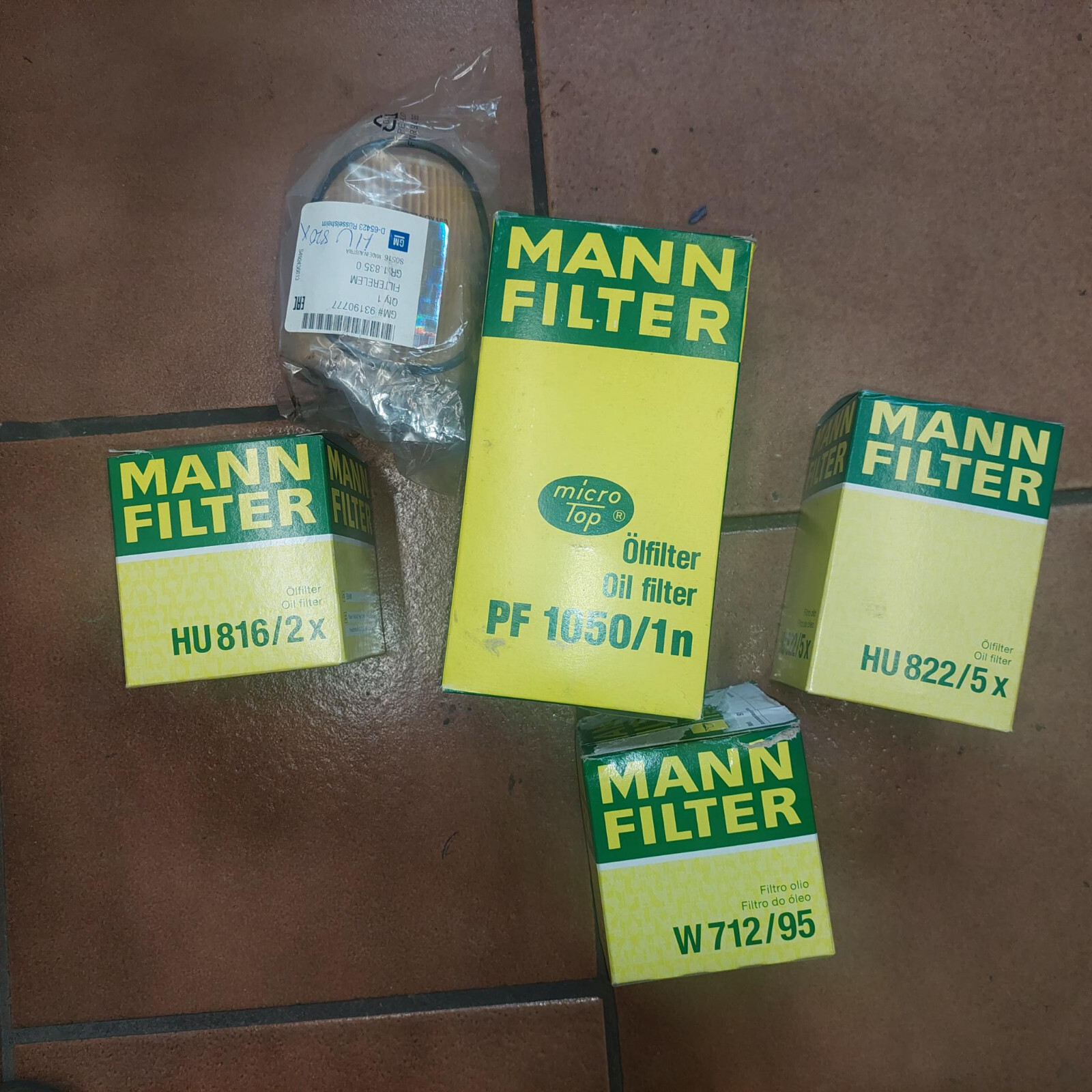 Mann Ölfilter u Patronen W712/95, HU822/5x, HU820x,Konglomerat ca 65 ...