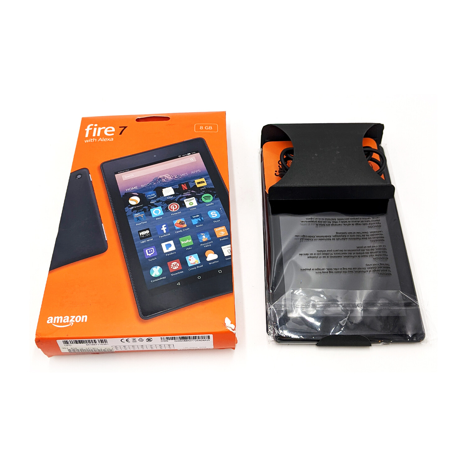 Amazon Fire 7 Tablet 7" Display 8 GB Wi-Fi | 7th Generation | Black | eBay