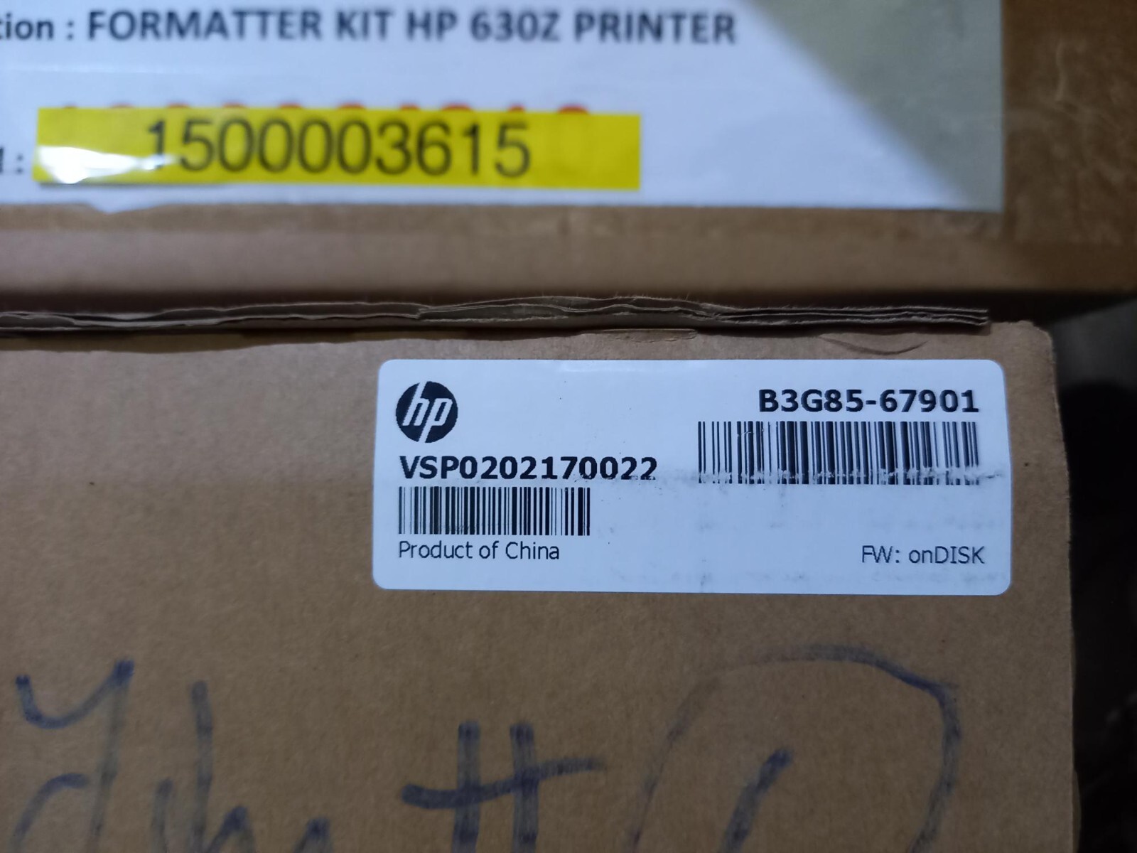 Cf367-60001 Formatter ASSY Board SSD HP LaserJet Enterprise M806 Cz244 ...