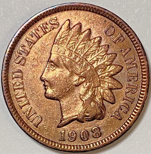 1908 Indian Head Cent Nice AU Detail Coin! | eBay