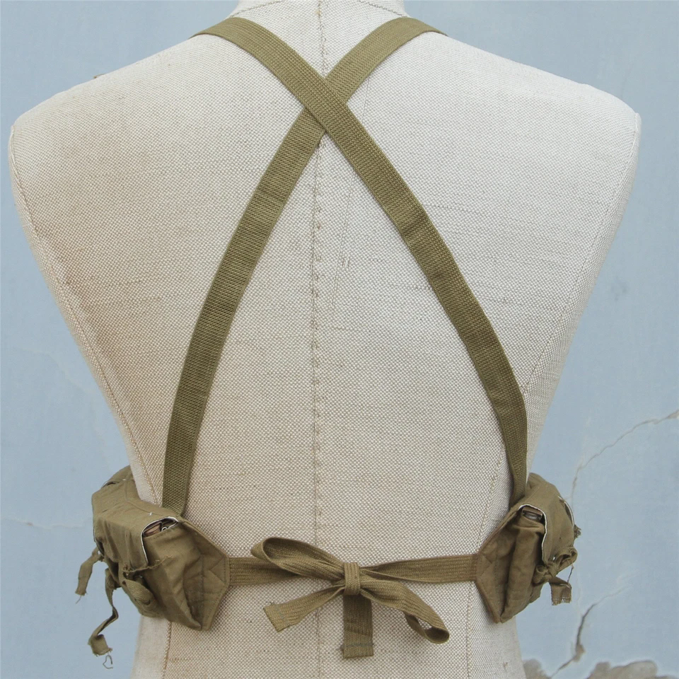 Chicom Aid Mosin Nagant Type 53 K-44 Chest Rig Ammo Pouch Korea war ...