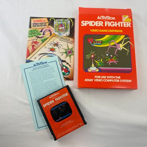 Spider Fighter (Atari 2600, Activision) – CIB w/ Bug Briefing ...