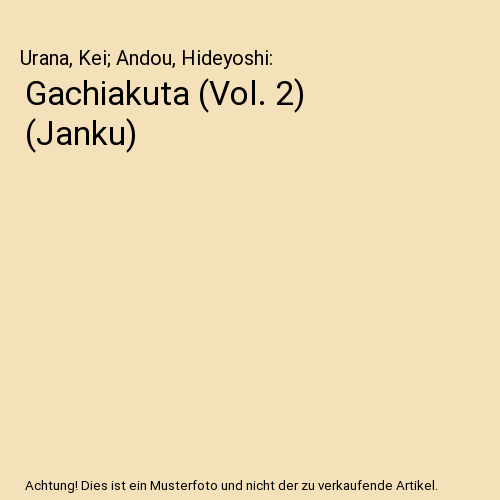 Gachiakuta (Vol. 2) (Janku), Urana, Kei; Andou, Hideyoshi 8822643461 | eBay