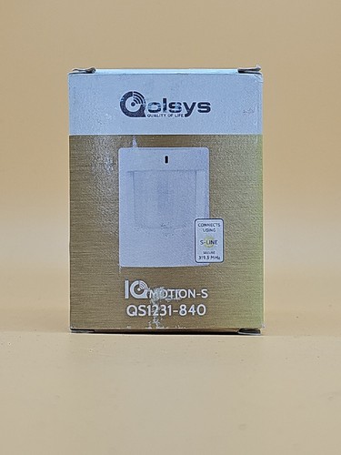 Qolsys IQ QS1231-840 Wireless Pet Immune Motion Sensor S-Line Secure ...
