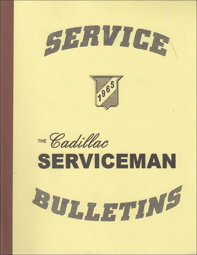 1965 Cadillac Service Homme Bulletins Atelier Manuel Mises Réparation ...