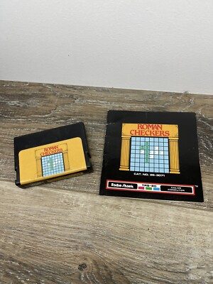 Vintage Radio Shack TRS-80 video Roman Checkers Color Computer CoCo ...