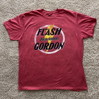 Flash Gordon Classic 80's Movie Flash AAAA-AHHHH Gordon Men's T Shirt Size 2XL | eBay