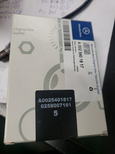 Mercedes A0025401817 O2 Oxygen Sensor Mercedes-Benz OEM 0258007161 | eBay