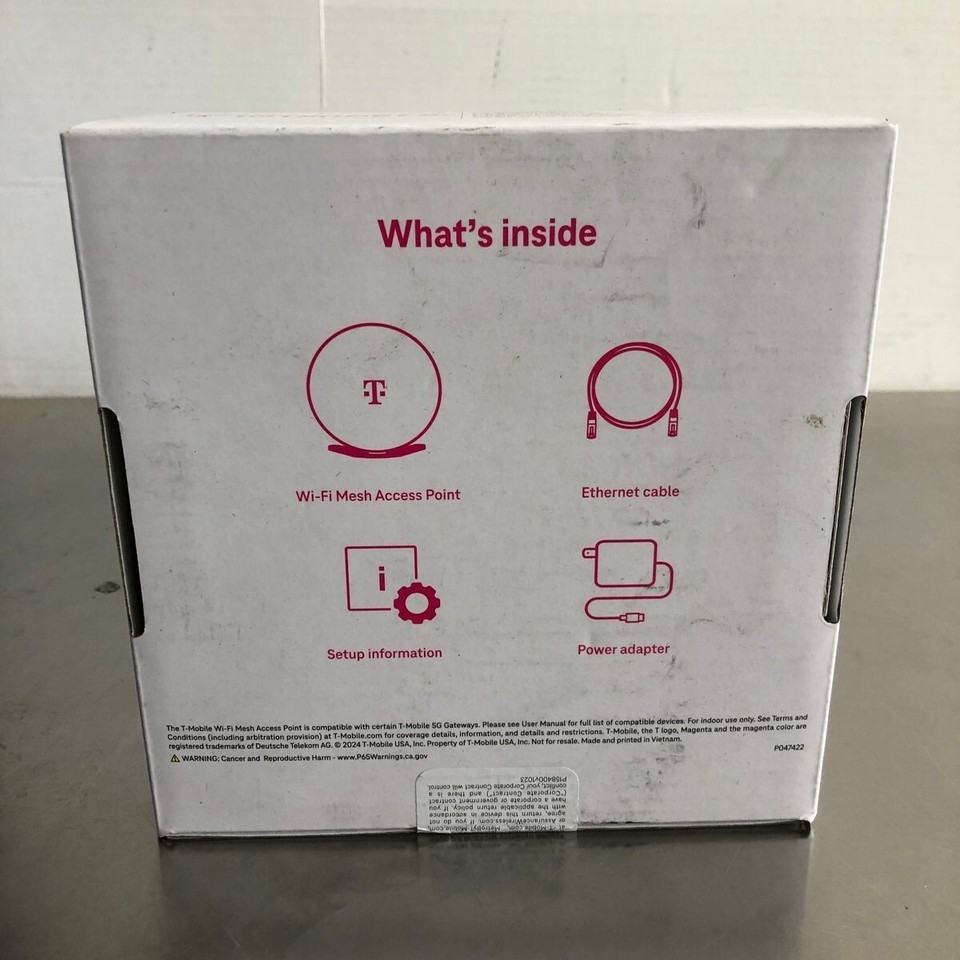 T-Mobile Internet Wi-Fi Mesh Access Point New & Sealed! FZET06204000J ...