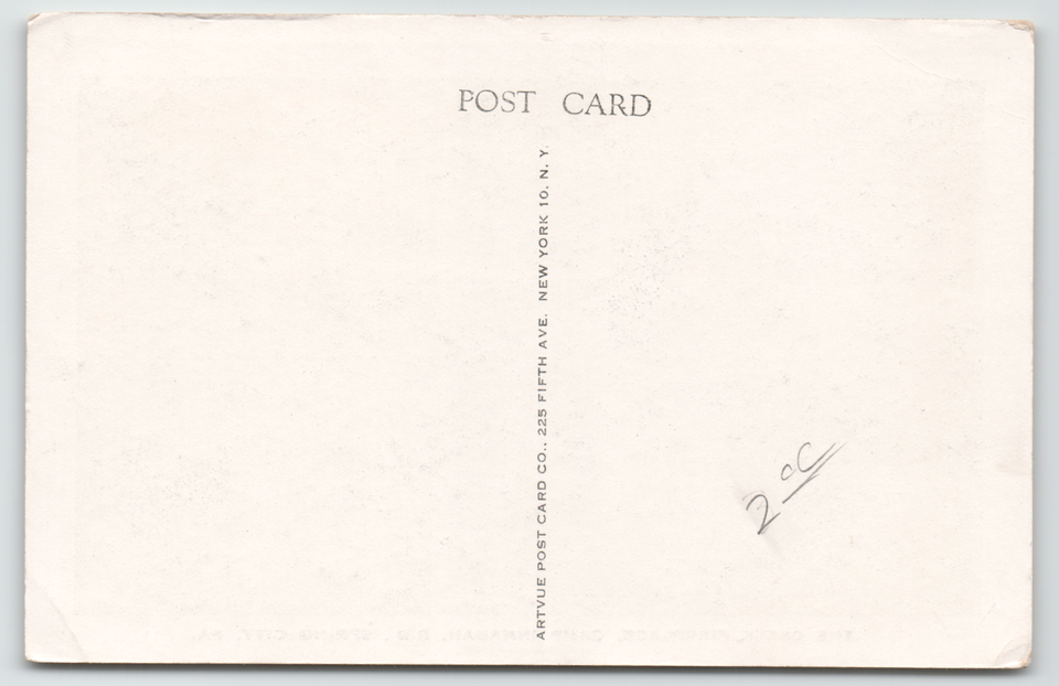 Postcard the Creek Firepace at Camp Innabah in Spring City, PA | eBay