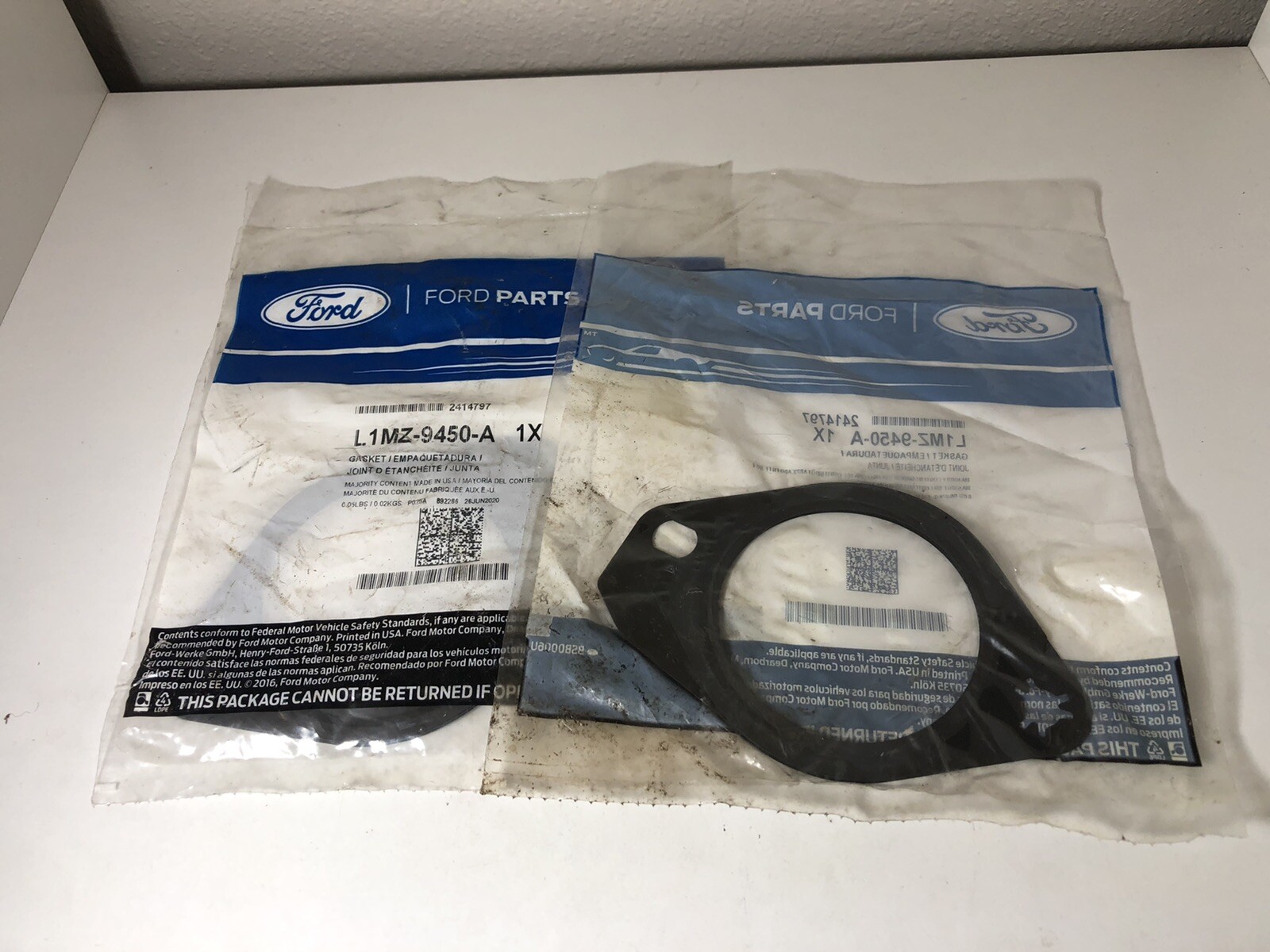 2pcs Genuine OEM Ford Converter & Pipe Gasket L1MZ-9450-A 2.3L I4 | eBay