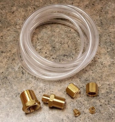 Oil Pressure / Mechanical Gauge NYLON Tubing Line Kit 1/8" OD x 6 ...