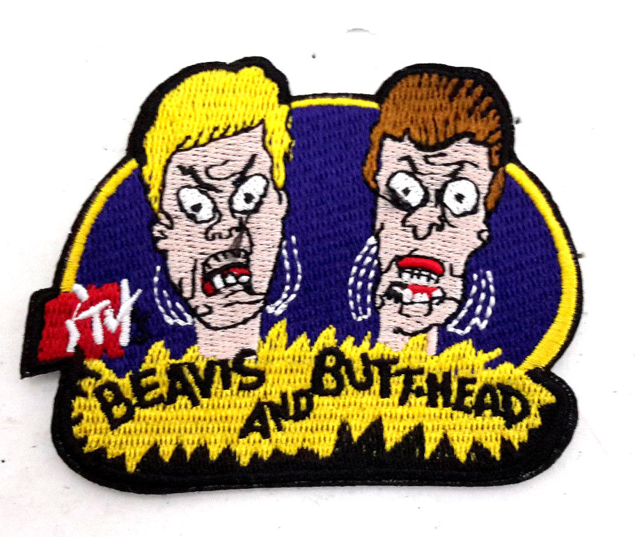 Beavis & Buthead Embroidered Patch Collection- 3 Different- Your Choice ...