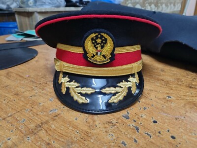 UAE Coast Guard Second Lieutenant Peaked Cap with a Flat Sloping Crown ...