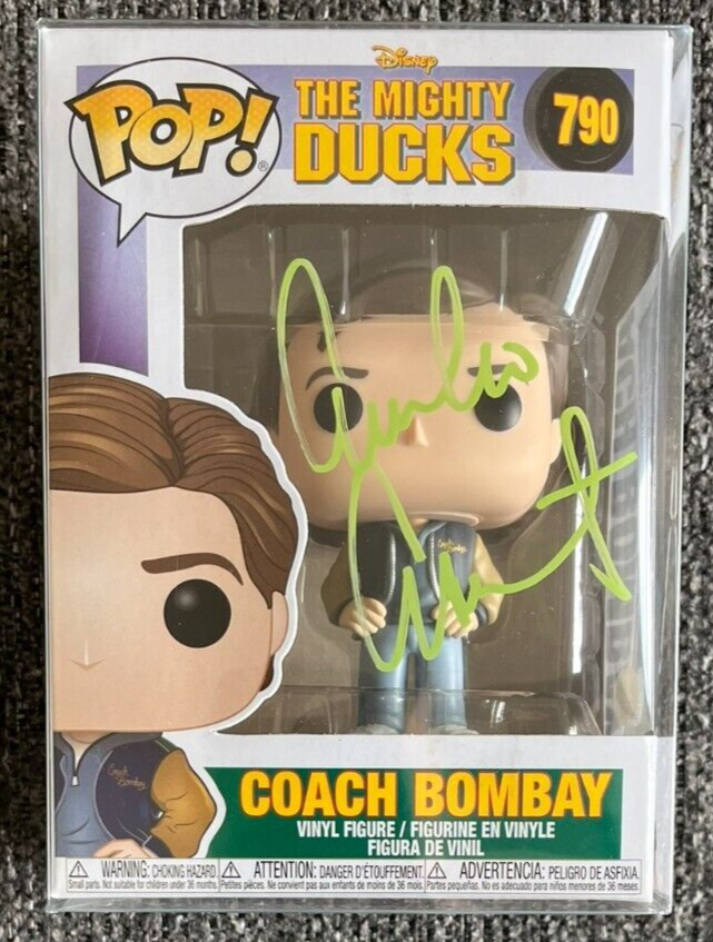 Emilio Estevez (Coach Bombay) Signed Funko Pop 790 (Mighty Ducks) JSA ...