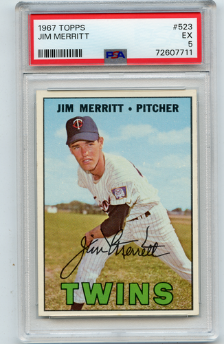 1967 Topps - Jim Merritt #523 for sale online | eBay