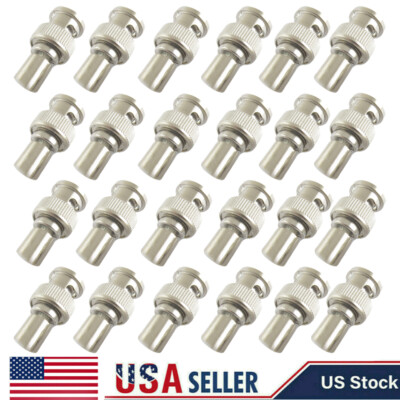 20pcs BNC Male Plug Terminator Termination 50OHM 50 ohm RF Adapter Zinc ...