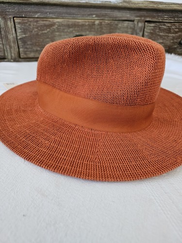 Anthropologie Womens WYETH Country Rancher Boho Hat Terra Cotta Cotton ...